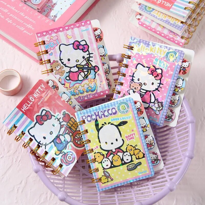 Милый Портативный Блокнот Hello Kitty С Персонажем Мультфильма Почакко, Супермилый Школьный Дневник, Подарок Для Детей