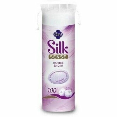 Ватные диски OLA! 100 шт, Silk Sense, для снятия макияжа