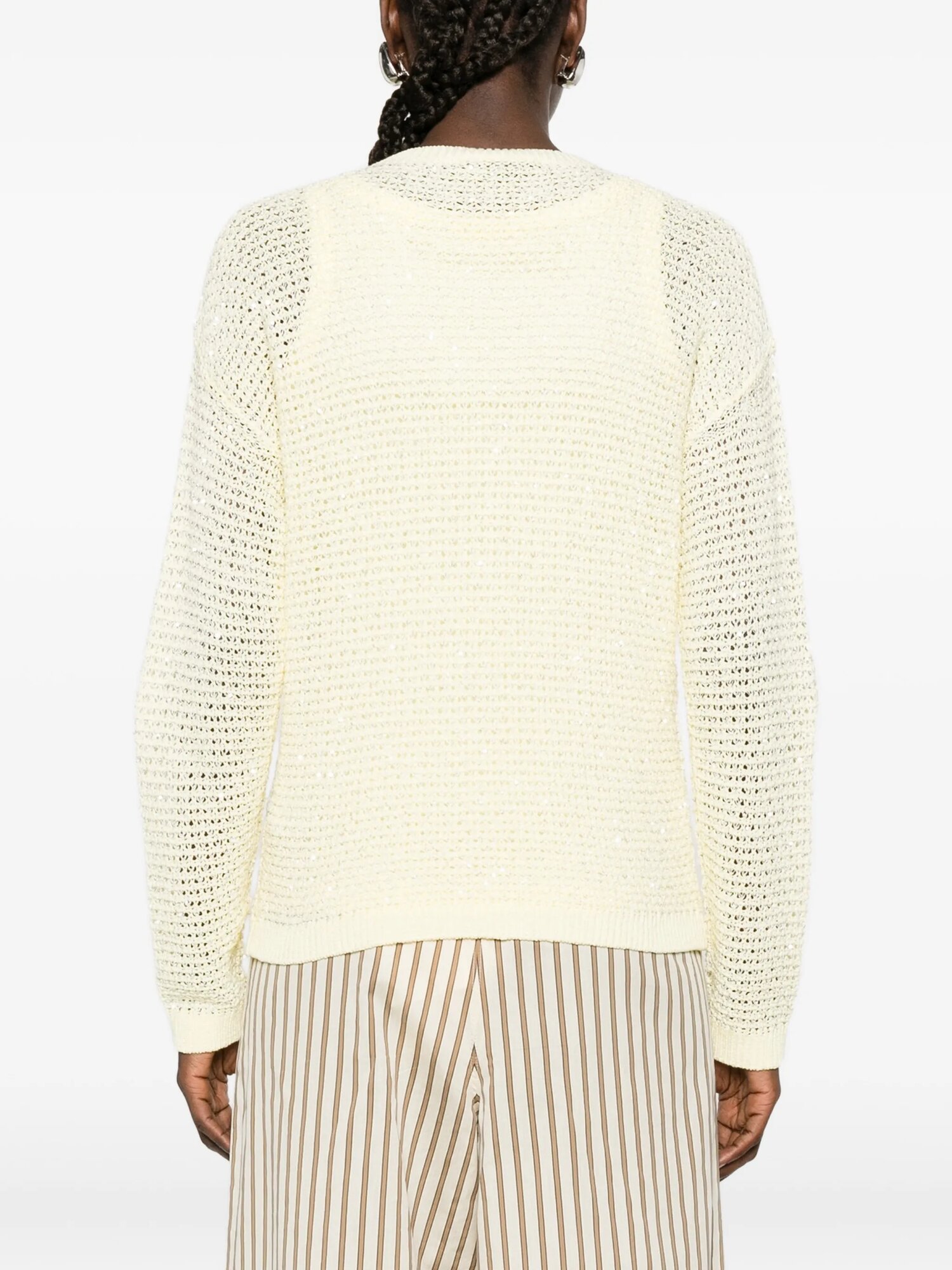Свитер FABIANA FILIPPI Crew-neck sweater, размер 42, , ochre yellow — фото 1