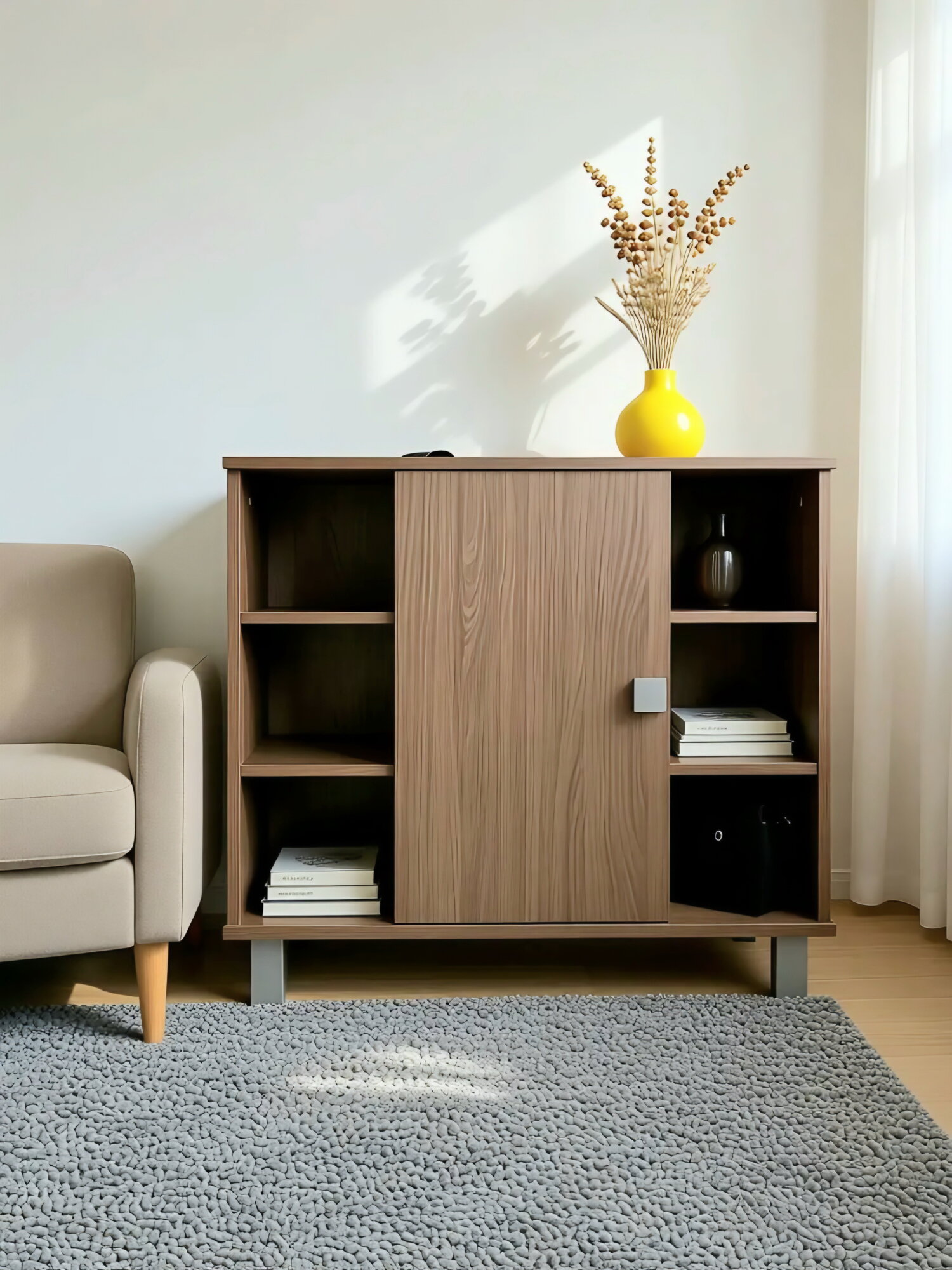 Тумба универсальная Ясень шимо темный