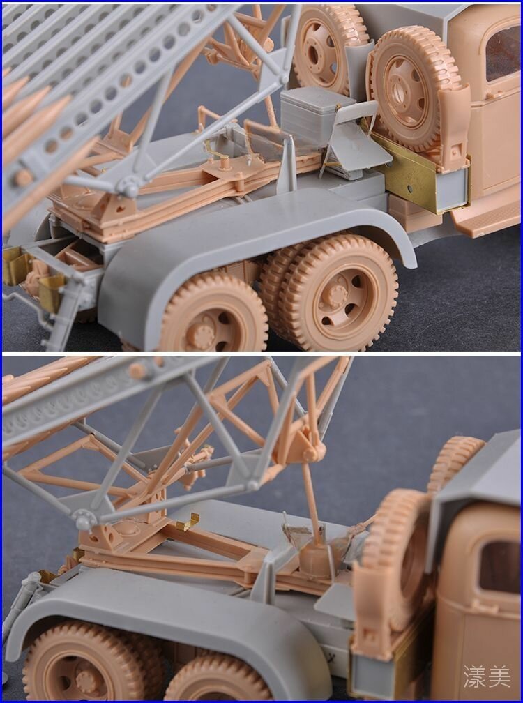 Эксклюзивная модель ракетной установки Катюша БМ13/16 для грузовика газааа в масштабе 1/35 от Hobby Boss 84572