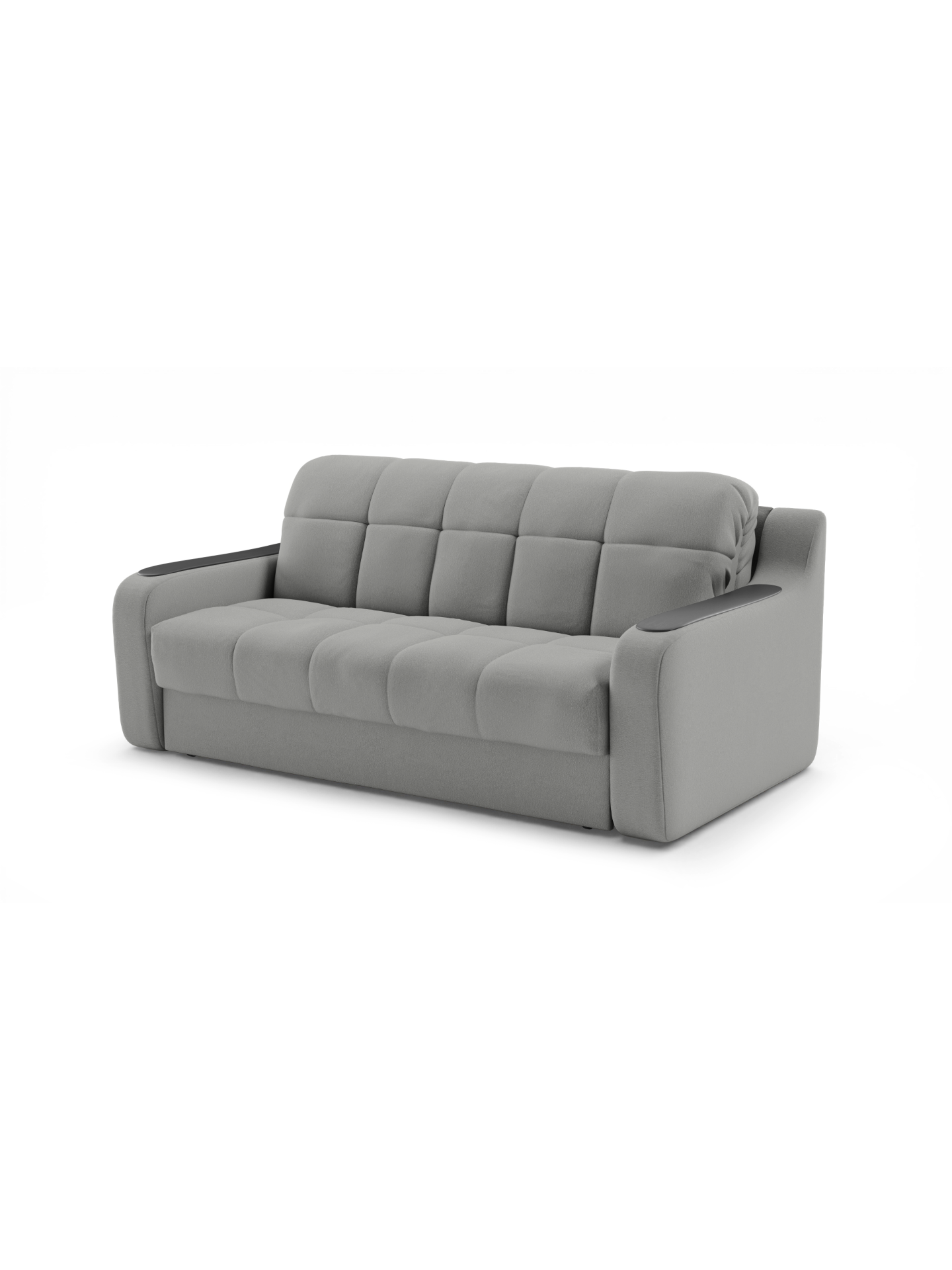 Диван Глория Лайт Velutto 52 NEW 189x105x88 см, серый Велютто, аккордеон GOODFORM