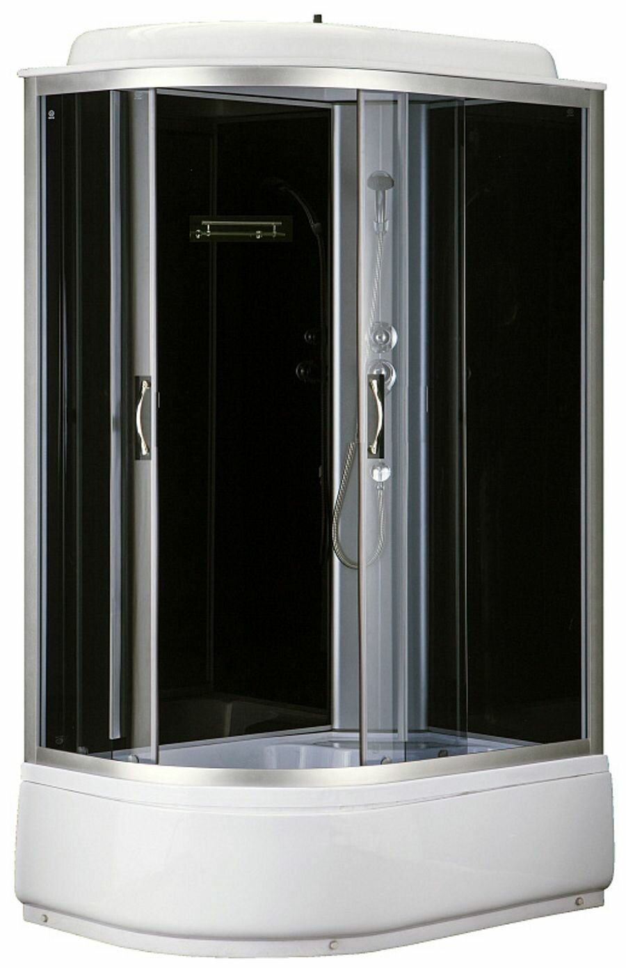 Душевая кабина 120х80 с высоким поддоном правосторонняя Loranto Sunway CS-66120R G 120*80*215