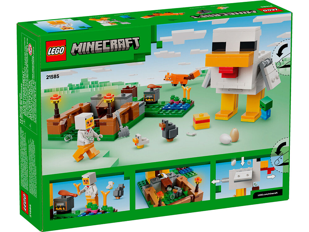 Конструктор LEGO Minecraft 21585 Конструктор Куриная ферма