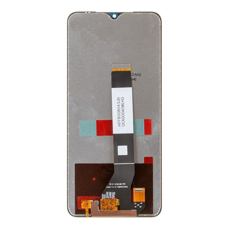 Дисплей (экран) в сборе с тачскрином для Xiaomi Redmi 9T, POCO M3 (M2010J19CG, M2010J19S) черный / 2340x1080