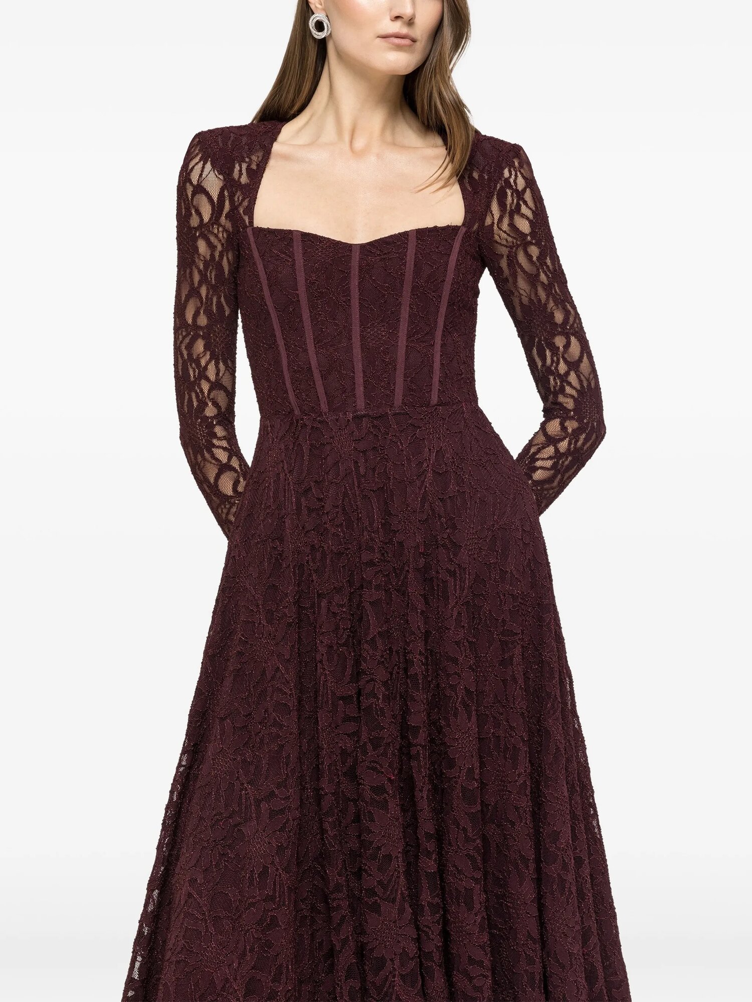 Платье Nissa Lace midi dress, размер 44 — фото 1