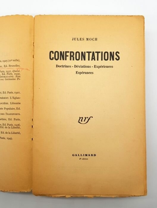 "Confrontations (Конфронтации)". Jules Moch — фото 1