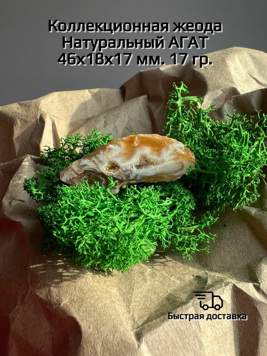 Коллекционная жеода натурального камня Агат