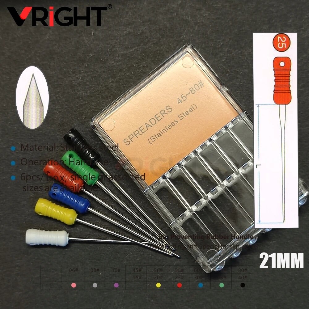 Стоматологические разбрасыватели из нержавеющей стали lzvine Spreaders-21MM-45-80