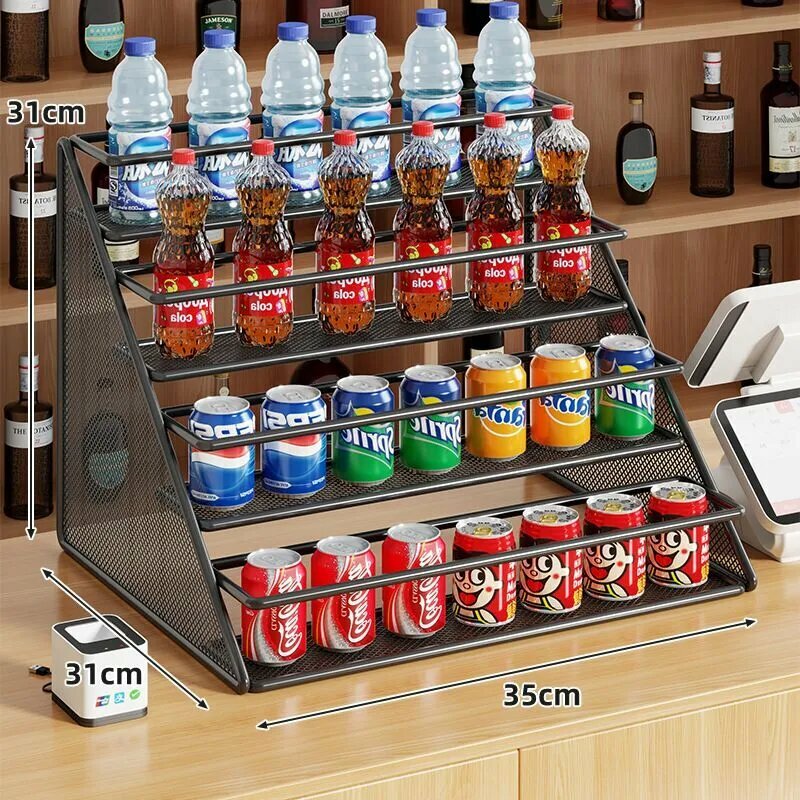 Полка для барной стойки Настольная Угловая, 35х31х31 см, 1 шт.