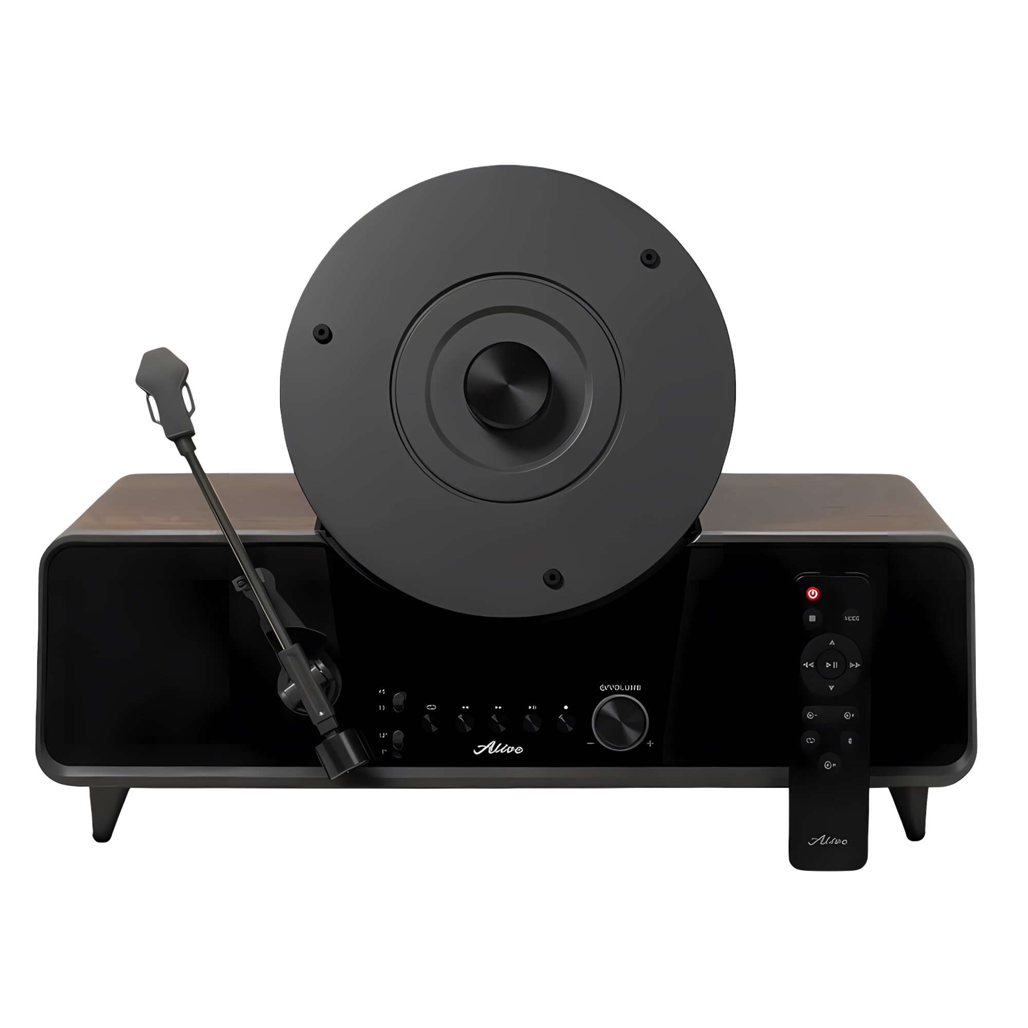 Проигрыватель виниловых пластинок Alive Audio Pillar black вертикальный