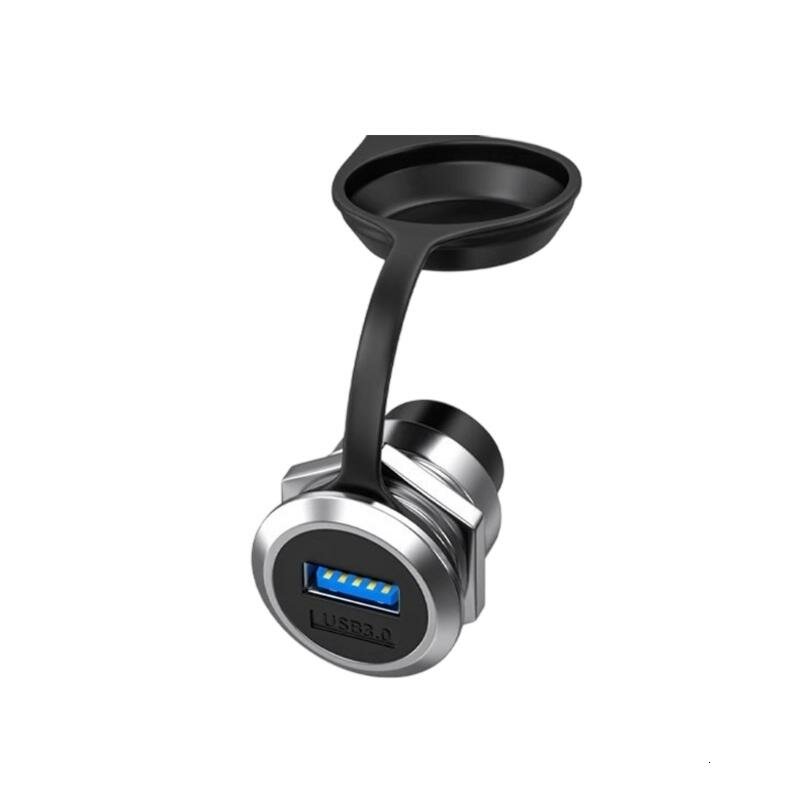 Два USB 3.0 круглых разъёма типа A для крепления на панель, USB3.0 Вход