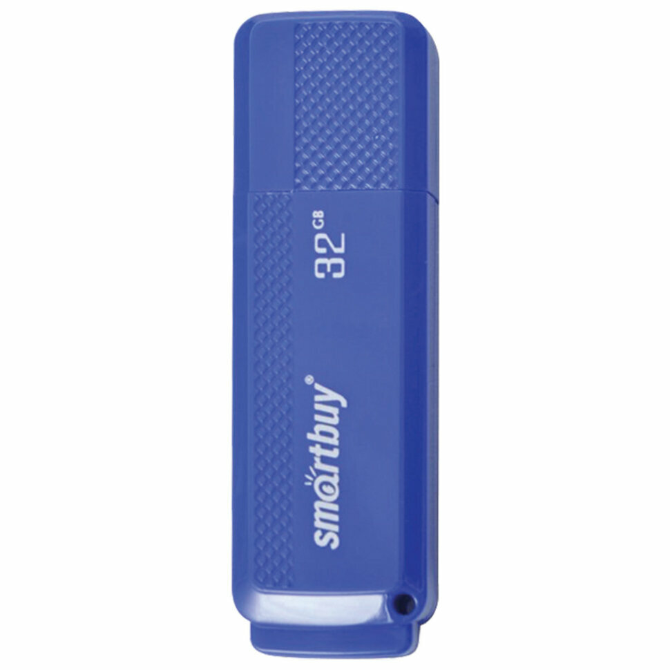 Флеш-диск 32 GB, SMARTBUY Dock, USB 2.0, синий, SB32GBDK-B, 512792