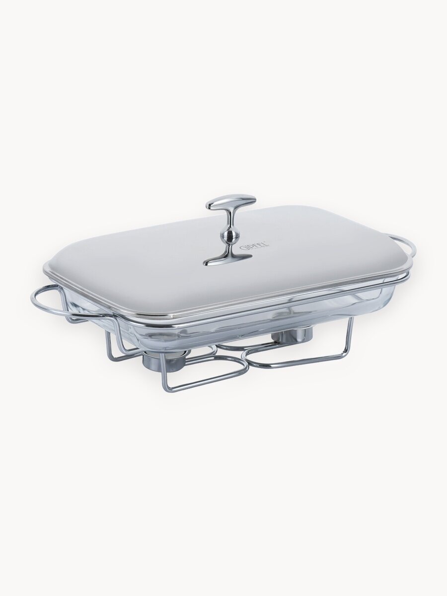 Мармит Gipfel Mackenzie 5031, 2,2 л, нержавеющая сталь, стекло, стальной цвет