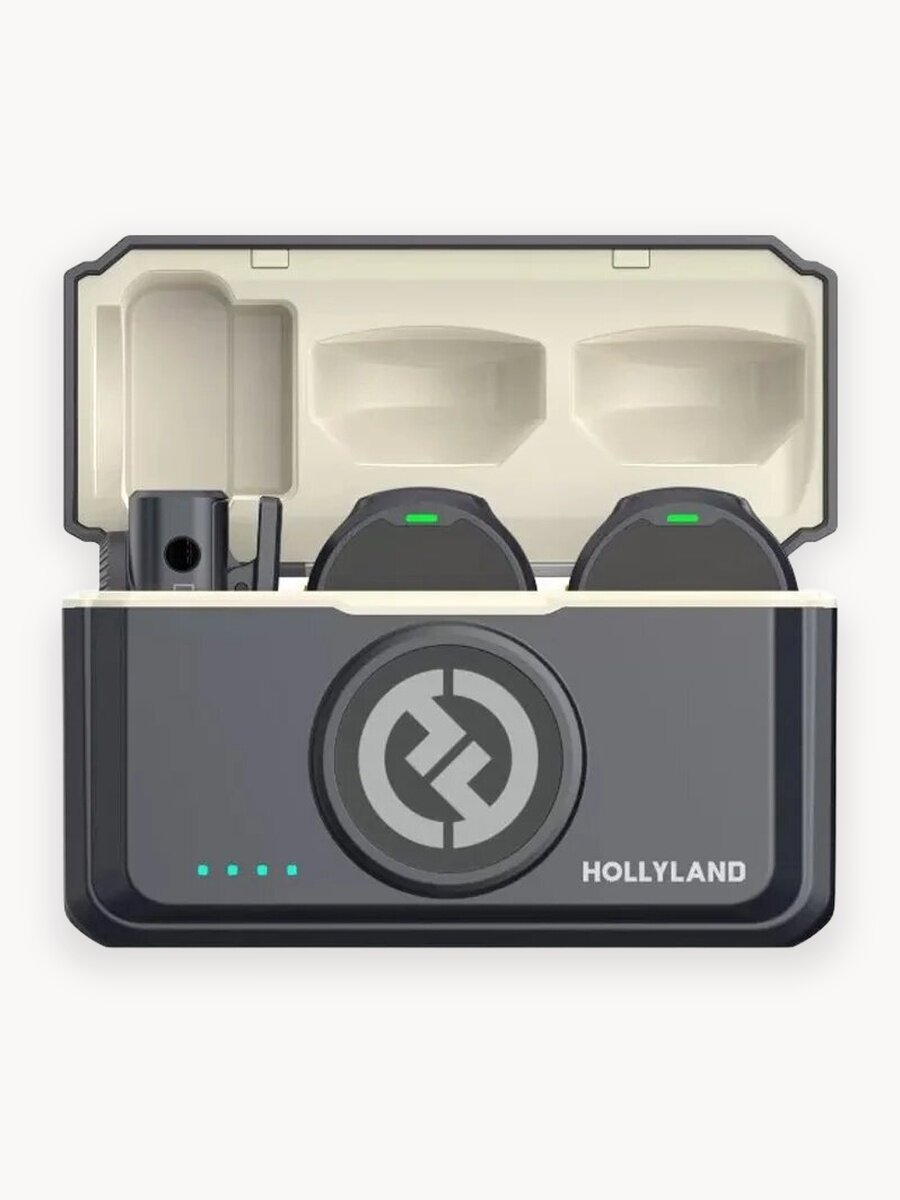 Радиосистема Hollyland Lark M2 "Combo" Чёрный, петличный, шумоподавление