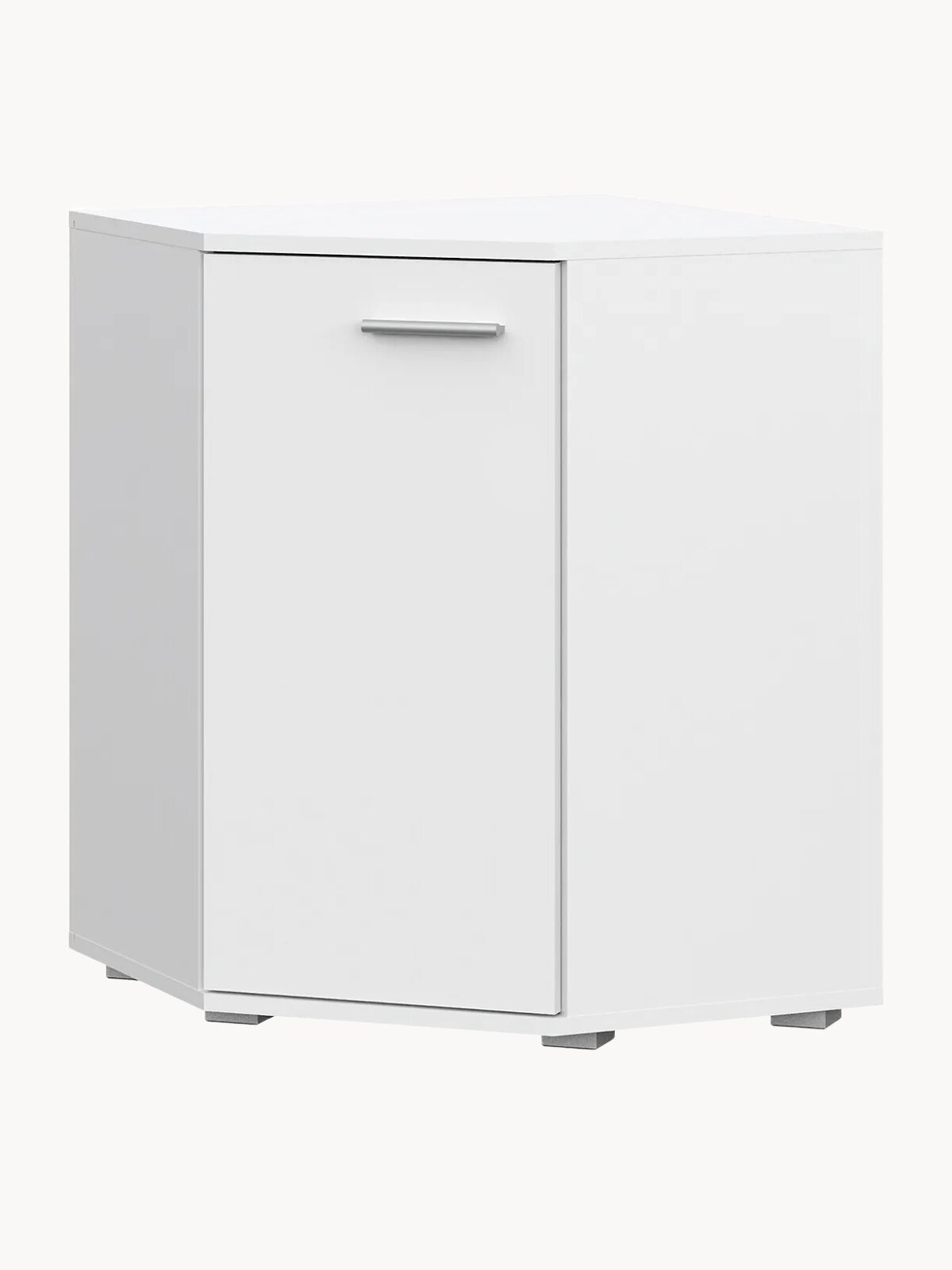 FUN (ФАН) комод угловой КД-5, 580 х 740 х 580 мм, 1 дверь, ЛДСП, Белый