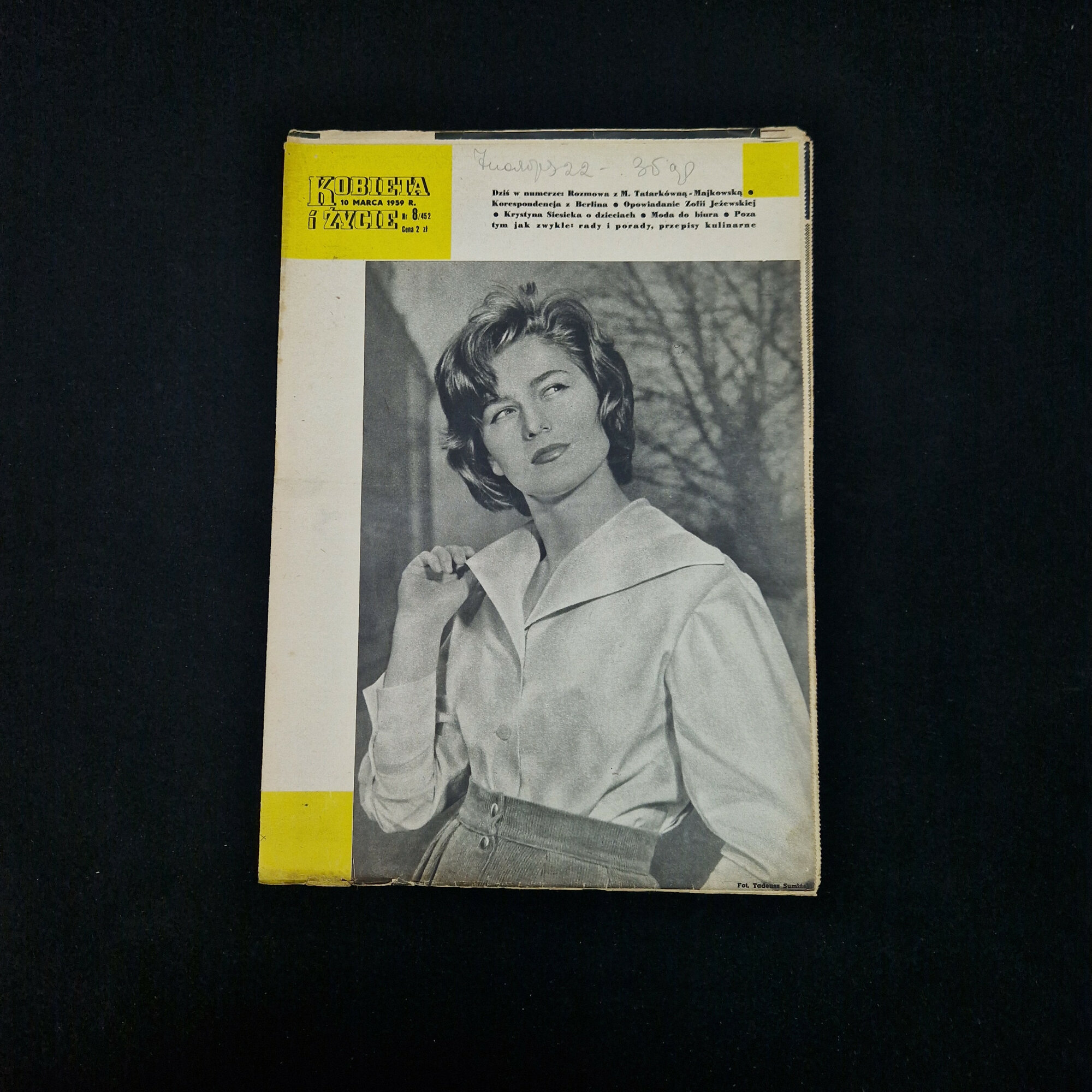 Журнал винтажный, СССР. Женское иллюстрированное издание Kobieta i Zycie, 1959 год