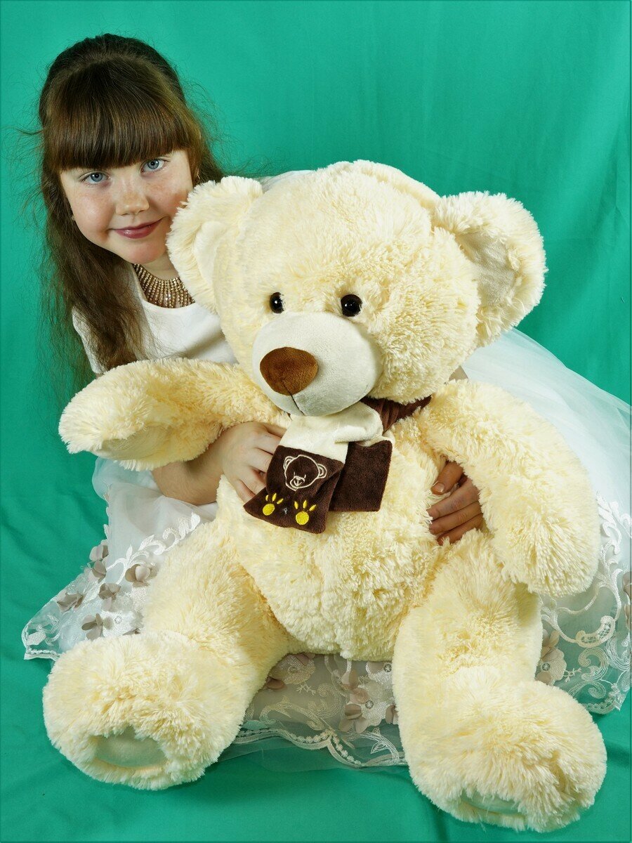 Мягкая игрушка Мишка с шарфиком 65 см.