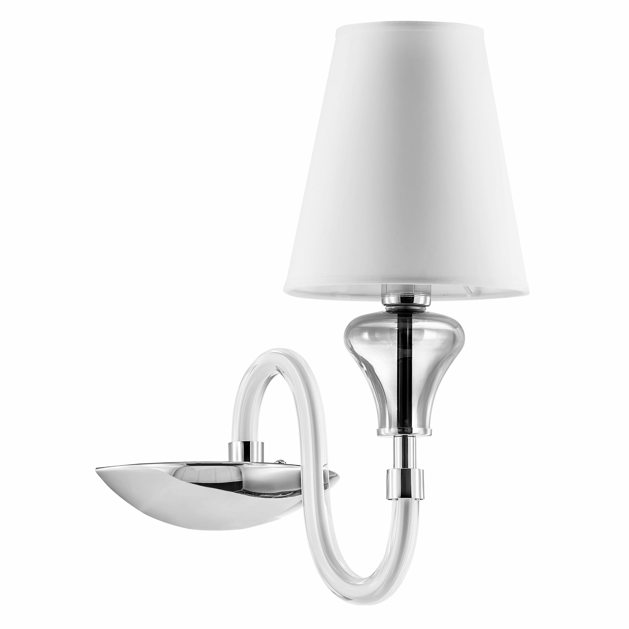 809616 Бра OTTO 1х40W E14 белый ткань, шт