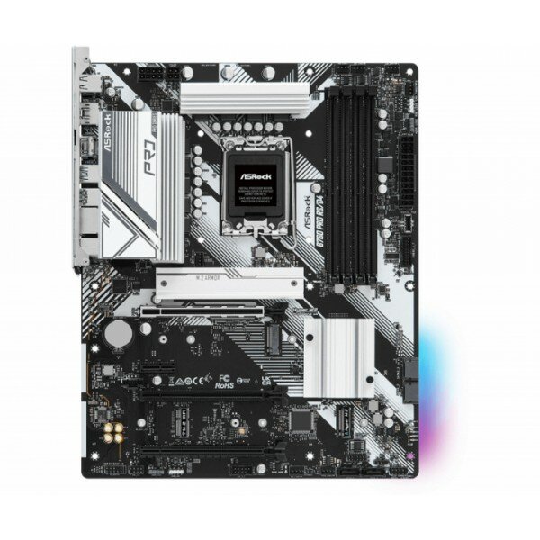 Материнская плата ASRock B760M Pro RS/D4, LGA 1700, Intel B760, 4xDDR4, 4xSATA, 2xM.2, 1xPCIe 4.0 x16, DisplayPort, HDMI, USB Type-C, 1x2.5Gb LAN, 3x3
