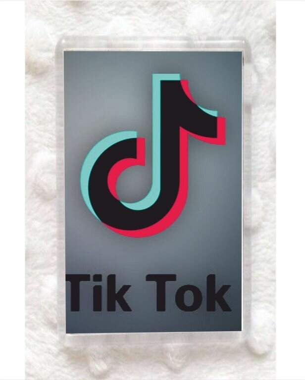 Магнит акриловый Tik-Tok, Тик-Ток №6