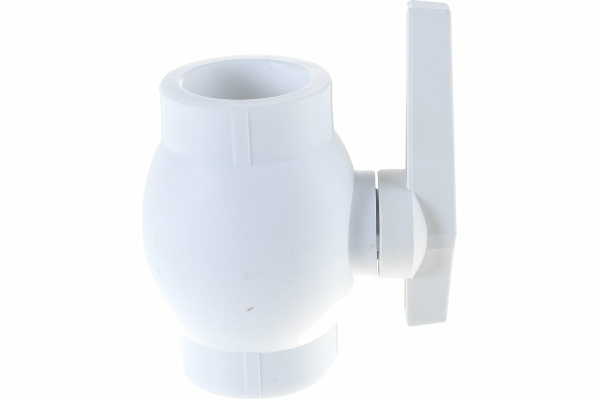 VALFEX кран шаровой PP-R белый 50 мм 10144050 007-7667 для систем водоснабжения