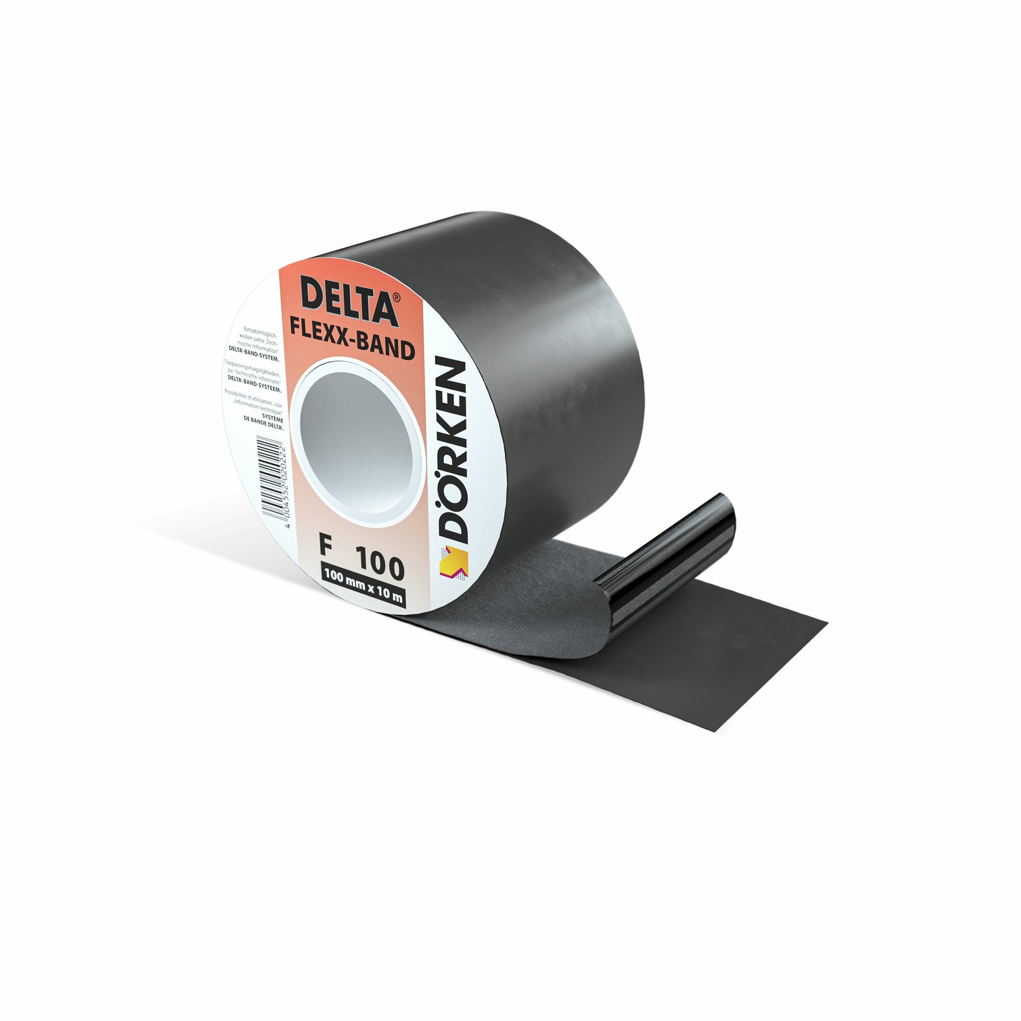 Лента соединительная 10*0,1 м DELTA FLEXX-BAND F100 / гидроизоляционная лента бутилкаучуковая