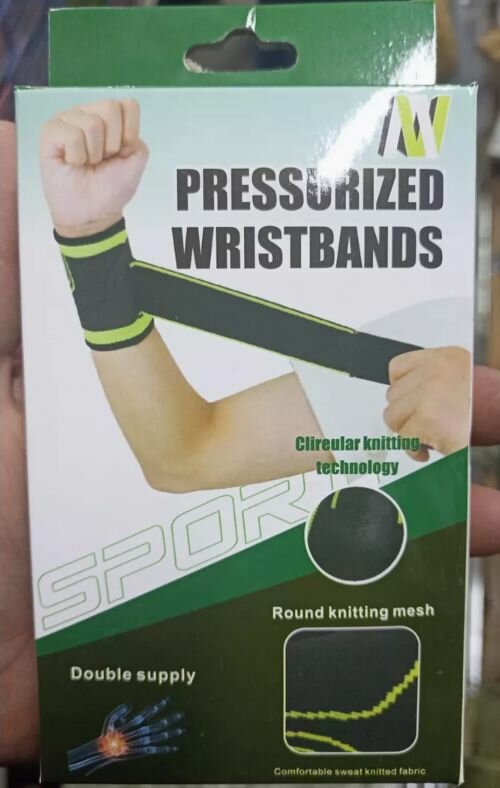 Бандаж лучезапястный PressurizedWristbands бандаж черный