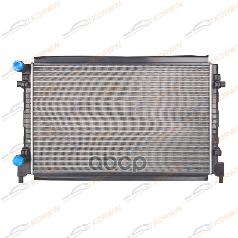 Радиатор охлаждения Skoda Octavia 13-/Golf VII (12-) 1.6i сборный KORWIN арт. KWKB2011