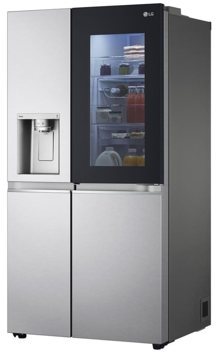 Холодильник LG GC-X257CAEV серый