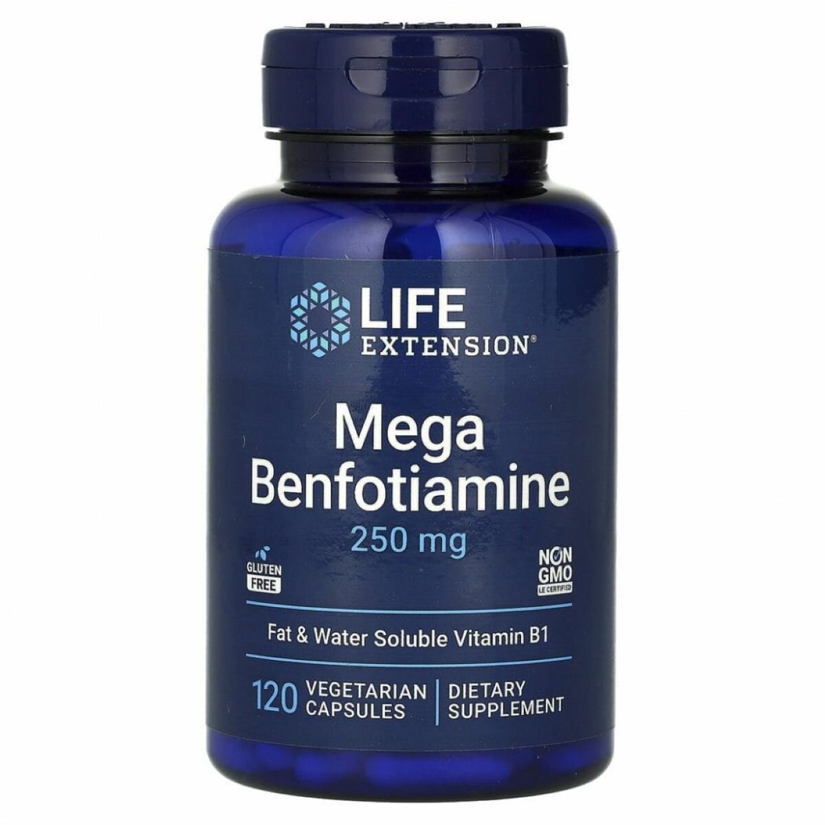 Бенфотиамин Life Extension Mega Benfotiamine 250 мг 120 капсул