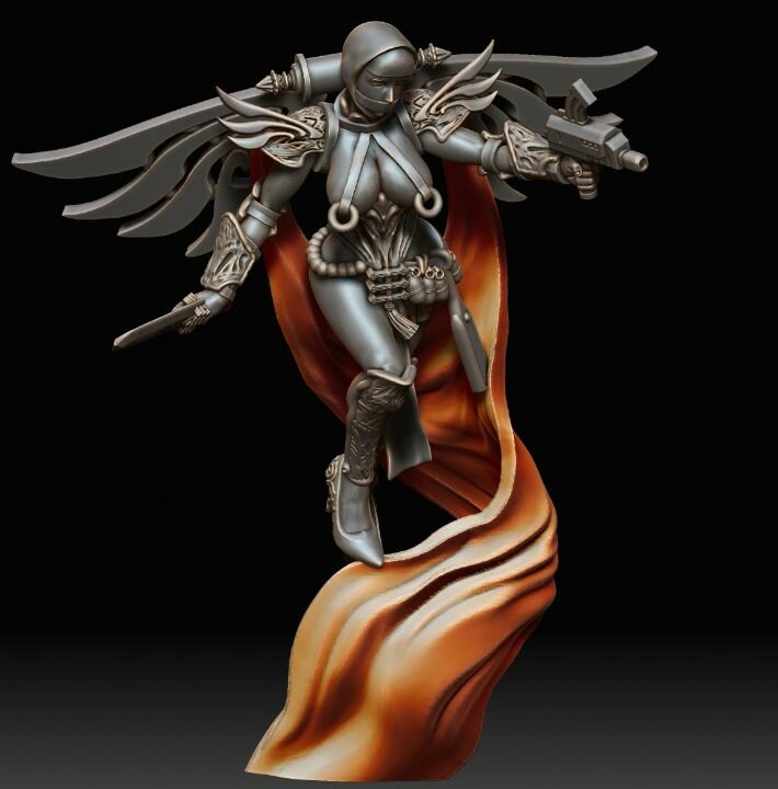 Warhammer 40000 Миниатюра Belthazark angel 1
