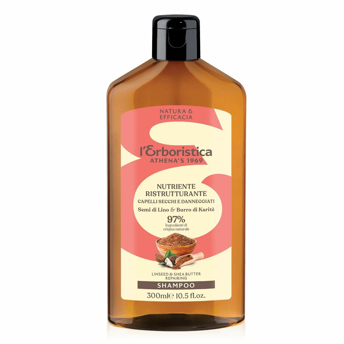 L'ERBORISTICA Шампунь восстанавливающий Linseed & Shea Butter