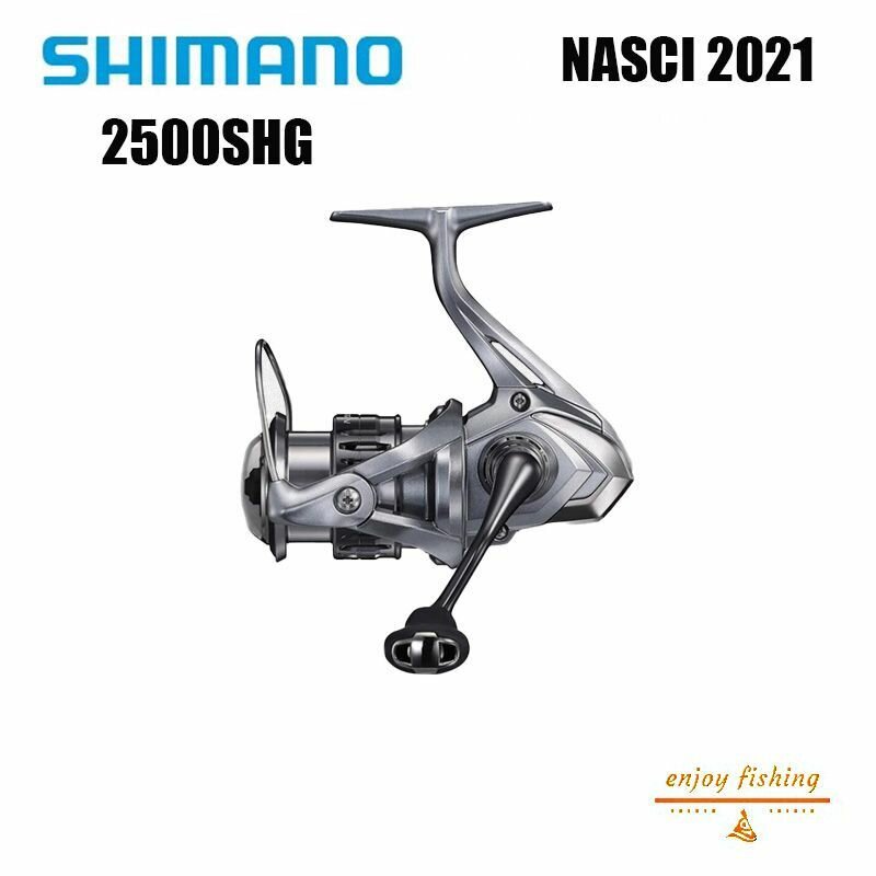 SHIMANO NASCI 2500SHG катушка безынерционная легкий корпус фрикцион 7 кг для спиннинговой рыбалки