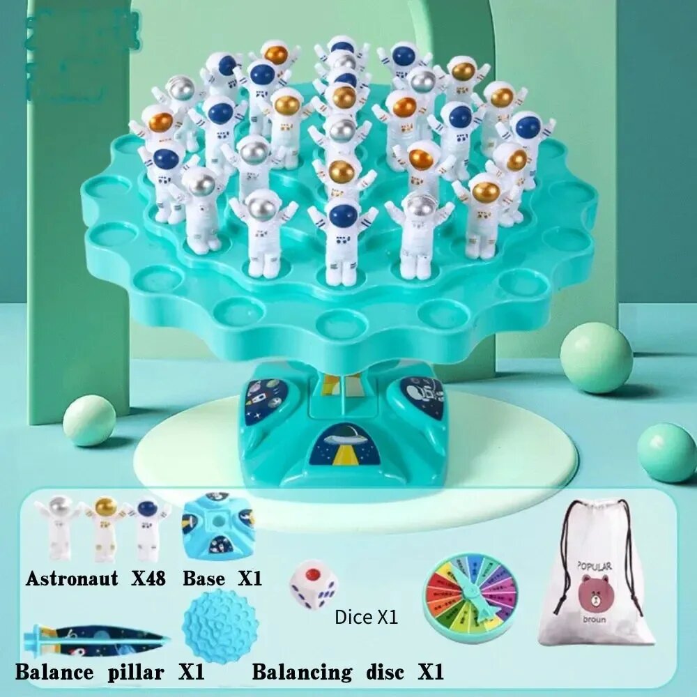 Космическая головоломка Astronaut Balance Game, голубой