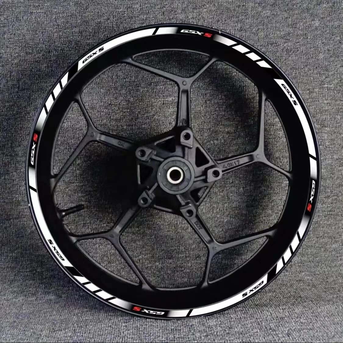Для Suzuki GSXS1000 наклейка на ступицу колеса мотоцикла Gsx-s 1000R логотип обод колеса Черный, 1