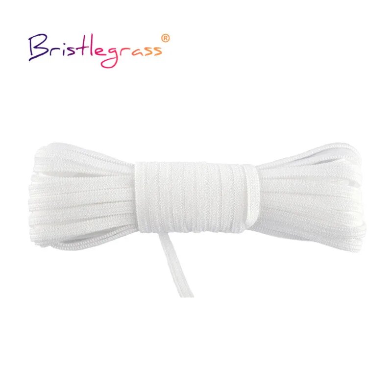 Белая эластичная лента Bristlegress 5 ярдов, 3 мм