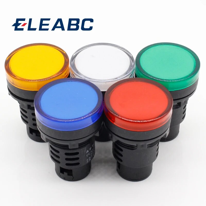 Индикатор питания 24V Red 30мм ELEABC