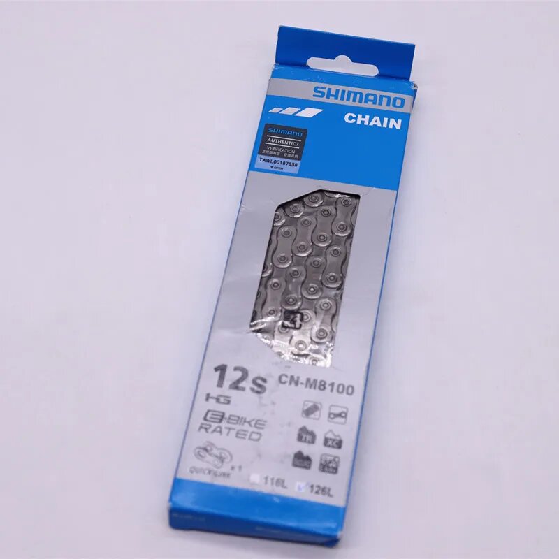 Цепь Shimano Deore XT CN-M8100 12 скоростей 126L with box