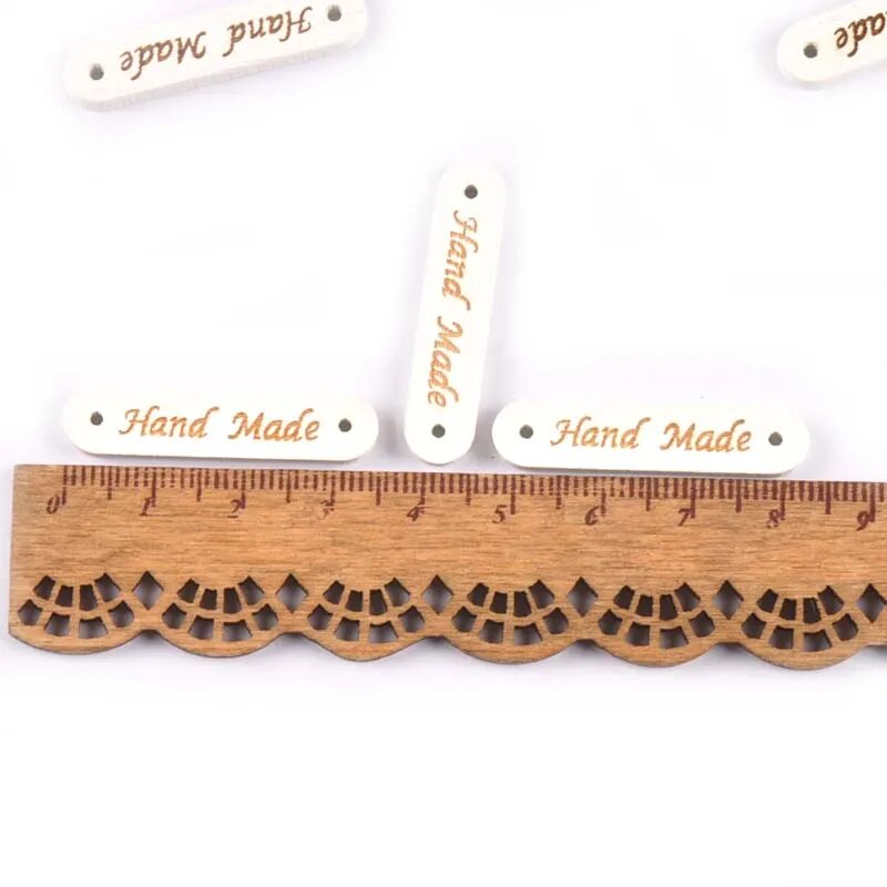 Деревянные бирки для скрапбукинга 50 шт. mt0936-1