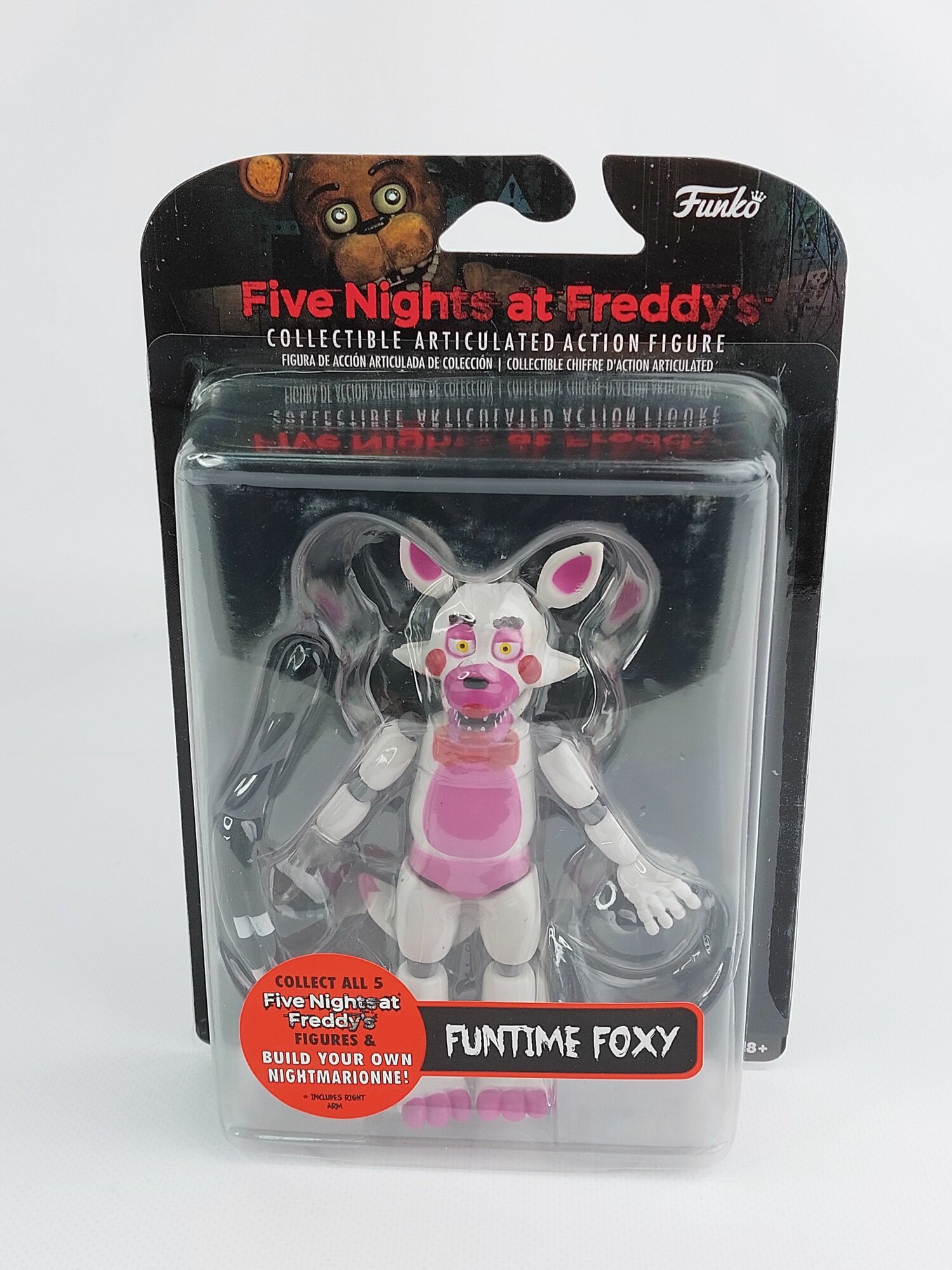 Фигурка Фокси (Funtime Foxy) из хоррор игры Пять 5 ночей у Фредди (фнаф) Freddy