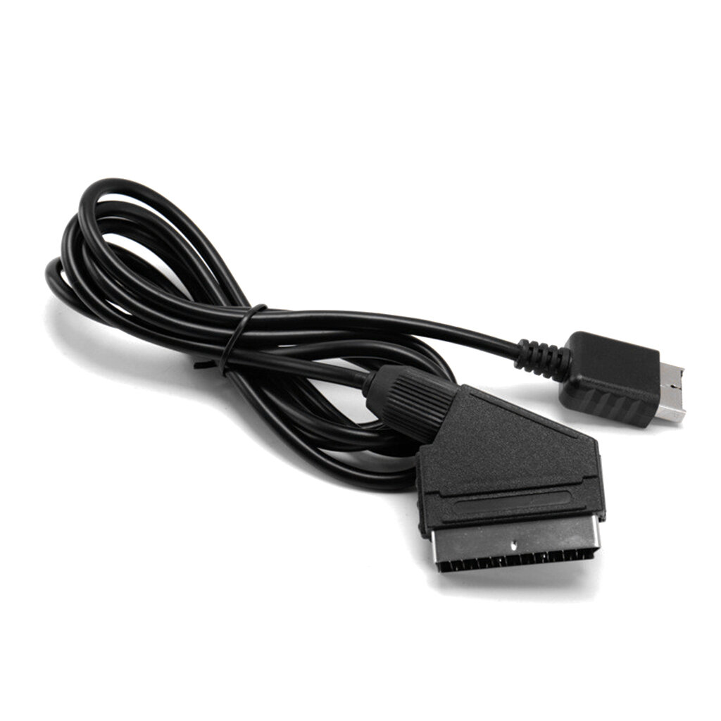 1,8 м RGB Scart Кабель для PS1 TV AV Замена Провода Соединительного Шнура Для Консолей PAL/NTSC