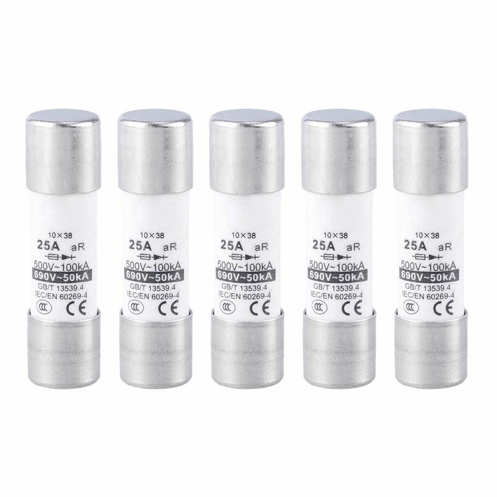 Предохранитель, Быстродействующий предохранитель RS15-25A, 1 набор 5 штук