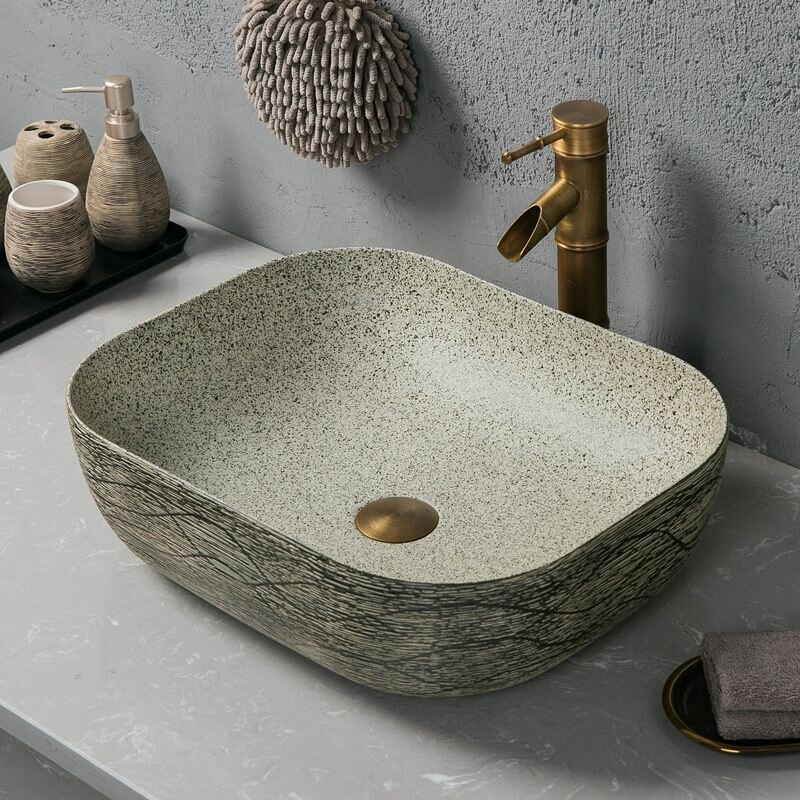 Раковина, Керамические материалы , подходящие для дома, гостиницы и т. д/ винтажная