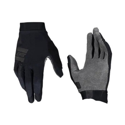 Велоперчатки подростковые Leatt MTB 1.0 GripR Junior Glove (Stealth, M, 2025 (6024150511))
