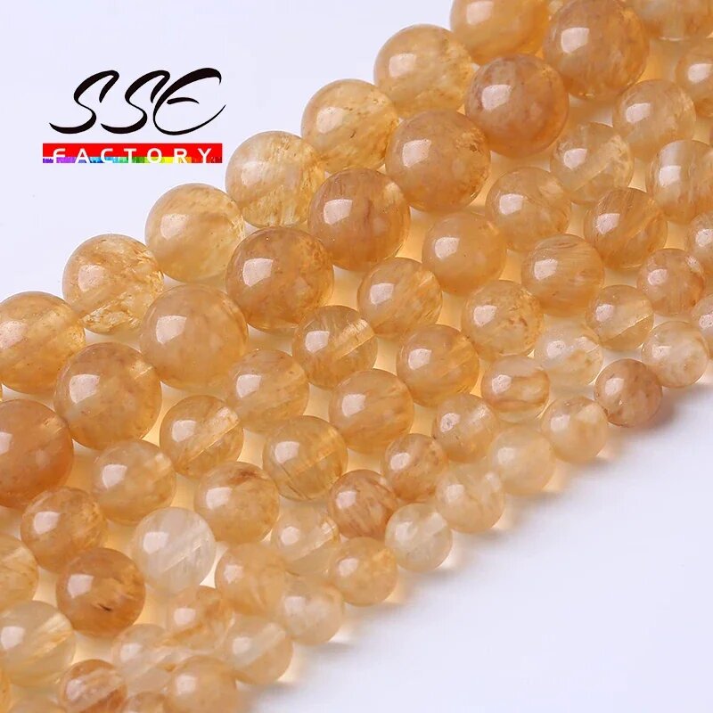 Бусины из белого агата и оникса Sunshine and Beads 4-12 мм 10mm 36 to 38pcs, Citrine