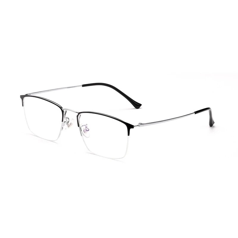 Мужские очки YIMARUILI 8017JX Black Silver