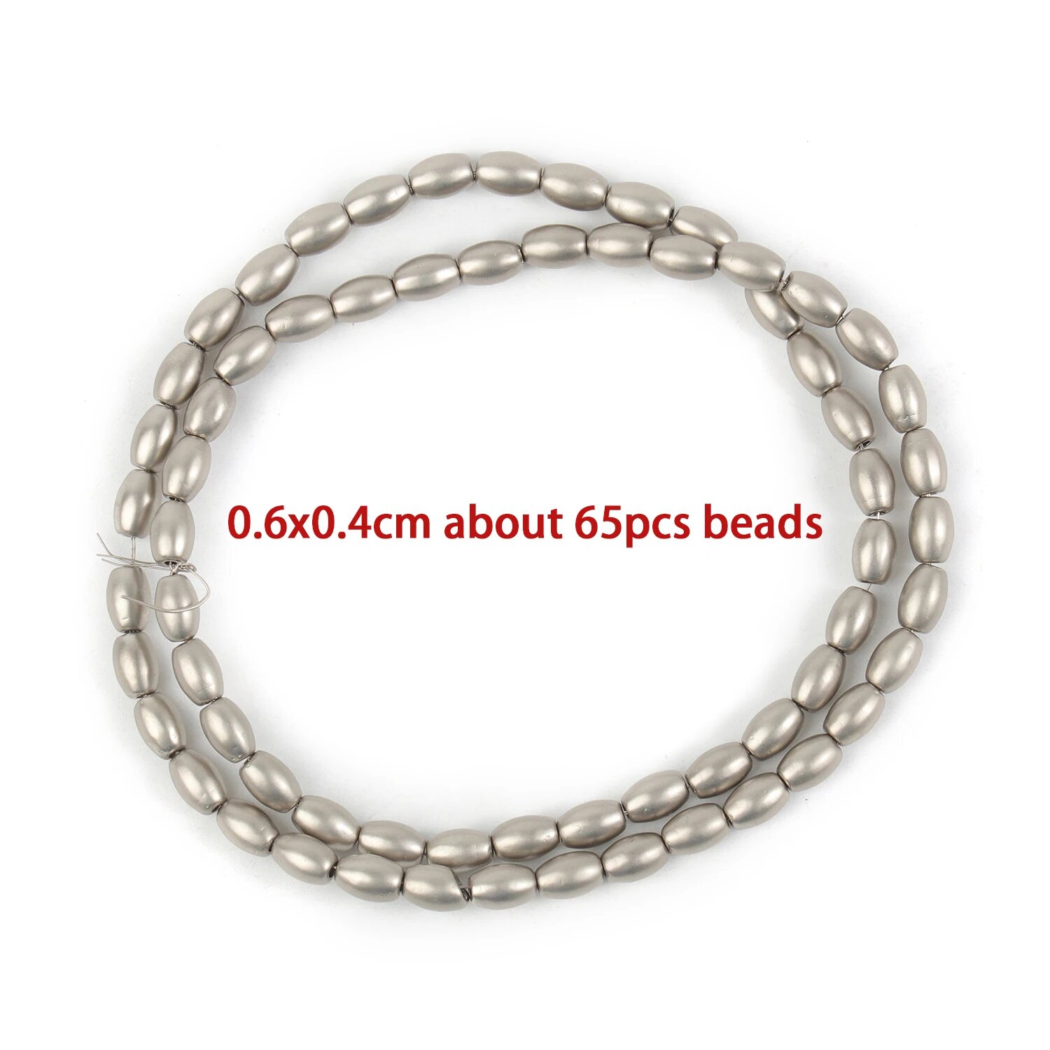Бусины гематита 6x4 мм, рис, H10-6x4mm rice