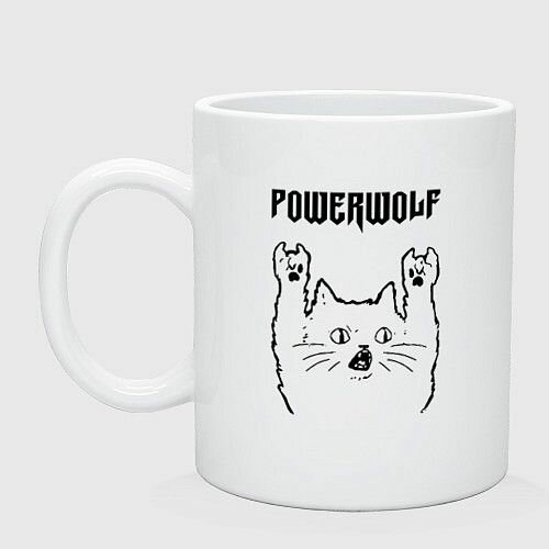 Powerwolf - rock cat Керамическая кружка