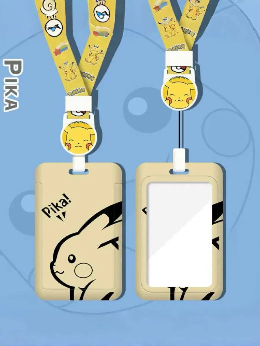 Бейдж держатель для пропуска школьный рулетка